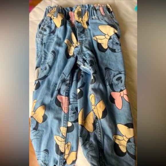 H&M | Bottoms | Minnie Mouse Toddler Girl Jeans | Poshmark